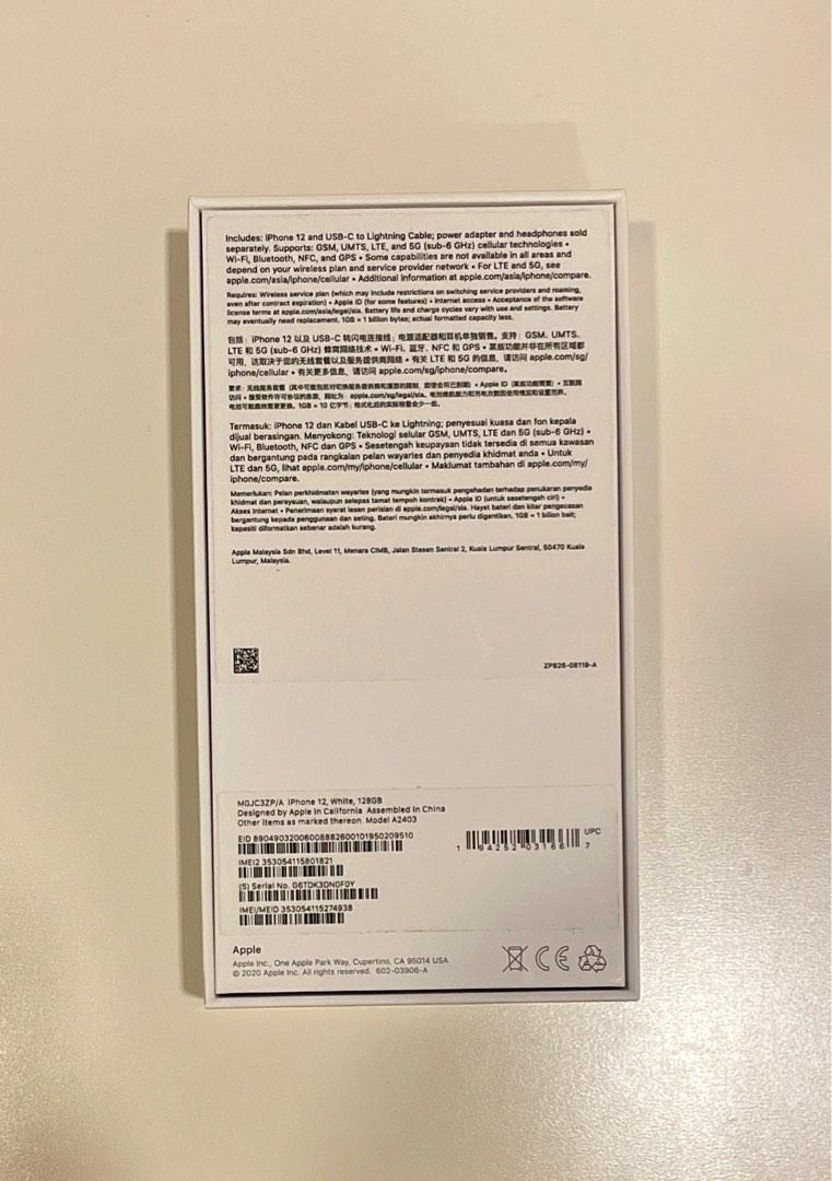 iPhone 12 Box Only, Mobile Phones & Gadgets, Mobile Phones, iPhone ...