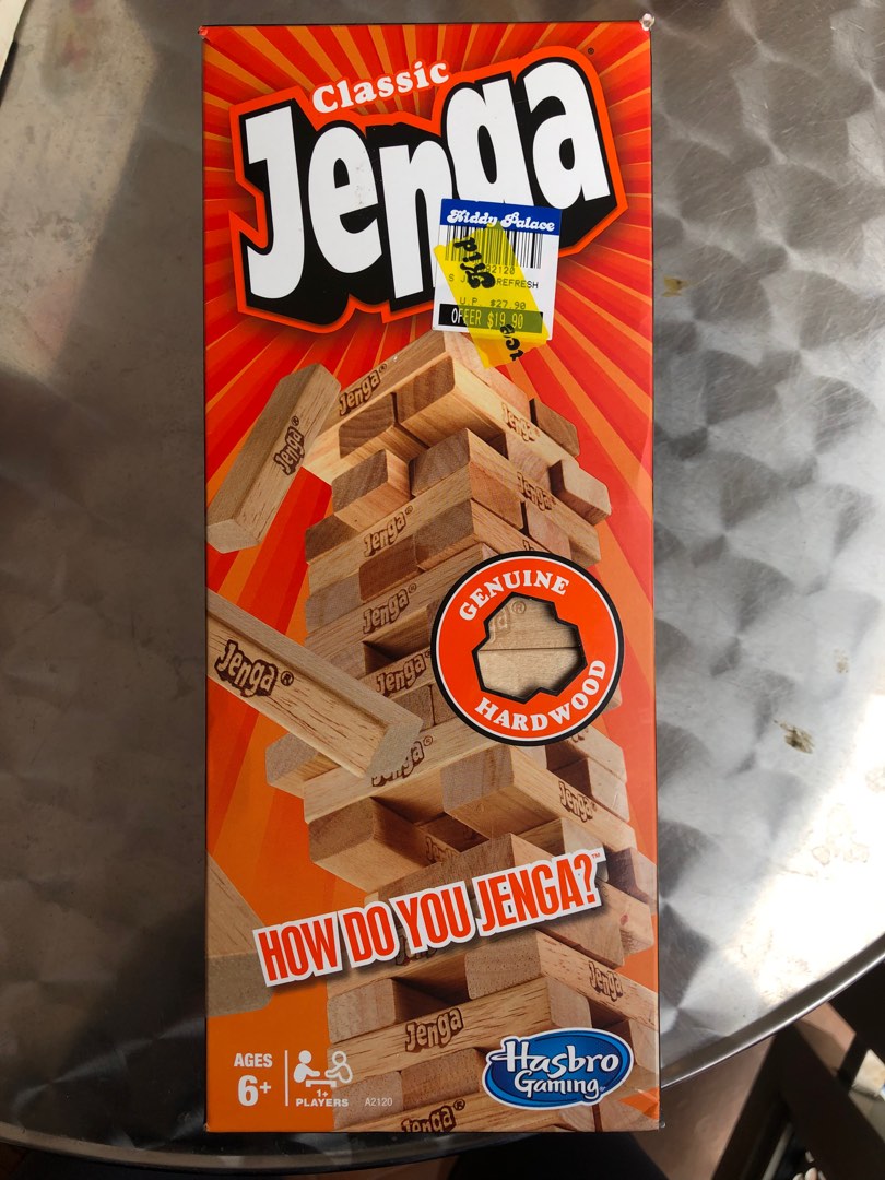 Jenga Classic-Migration Sale ️, Hobbies & Toys, Toys & Games on Carousell