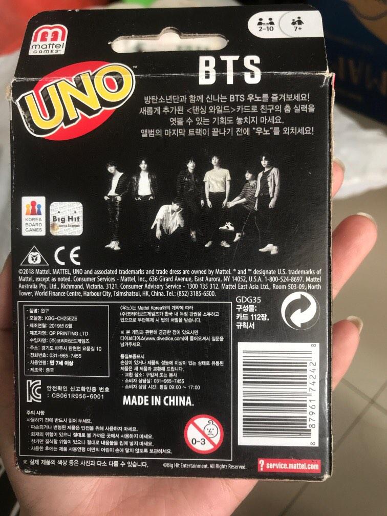 Kartu UNO BTS, Toys & Collectibles, Permainan Papan & Kartu di Carousell