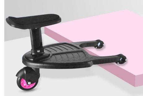 Kids Safety Comfort Wheeled Stroller Step Board stand sit seat pram ...
