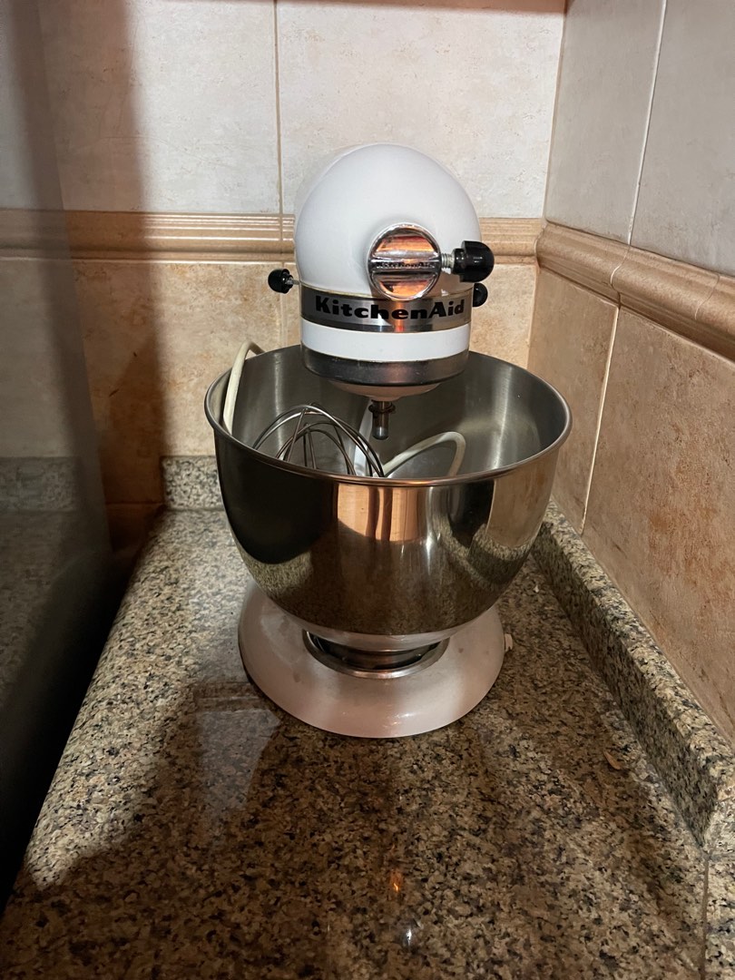 Kitchenaid Mixer in White, TV & Home Appliances, Kitchen Appliances ...