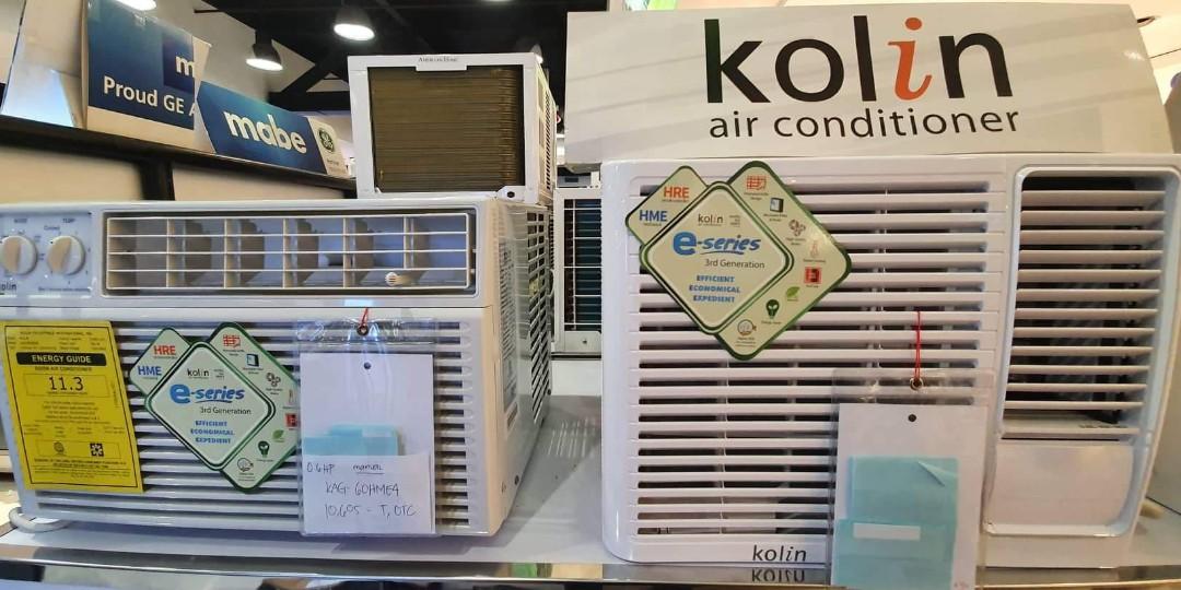 KOLIN WINDOW TYPE AIRCON (MANUAL AND INVERTER TYPE), TV & Home ...