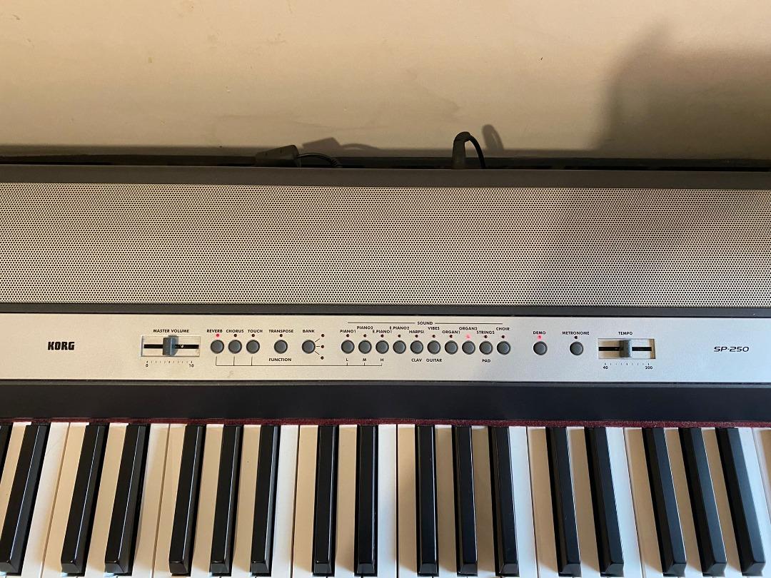 KORG SP-250 Digital Piano 數碼鋼琴, 興趣及遊戲, 音樂、樂器 & 配件, 樂器 - Carousell