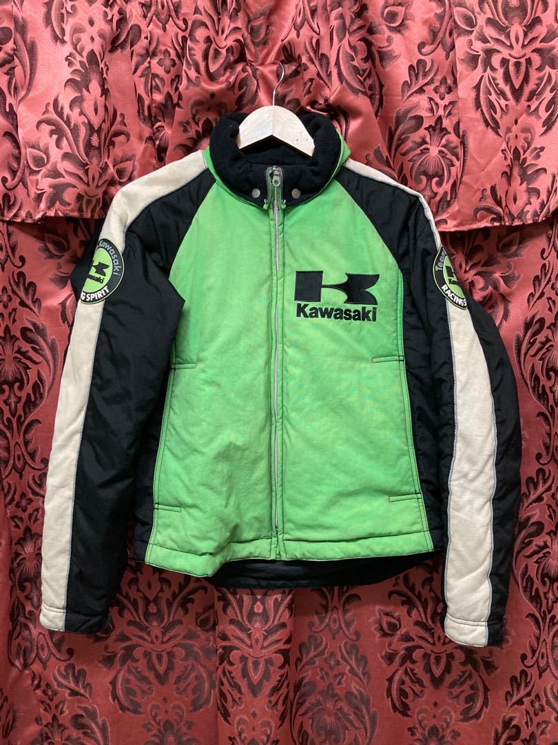 Kushitani x Kawasaki motor jacket, Men's Fashion, Coats, Jackets and ...