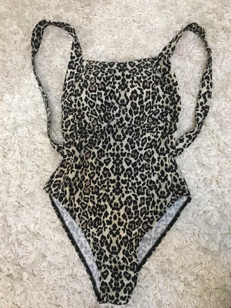 Leopard one piece, Women's Fashion, Swimwear, Bikinis & Swimsuits on ...