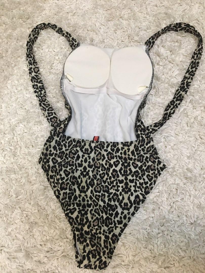 Leopard one piece, Women's Fashion, Swimwear, Bikinis & Swimsuits on ...