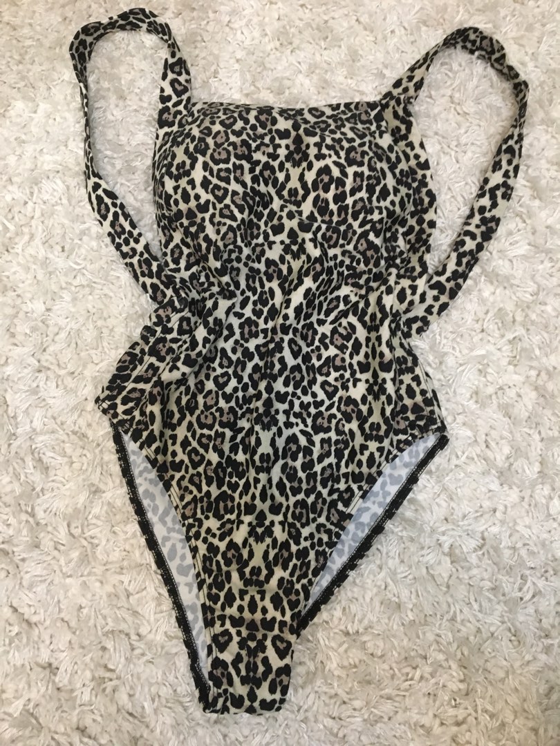 Leopard one piece, Women's Fashion, Swimwear, Bikinis & Swimsuits on ...