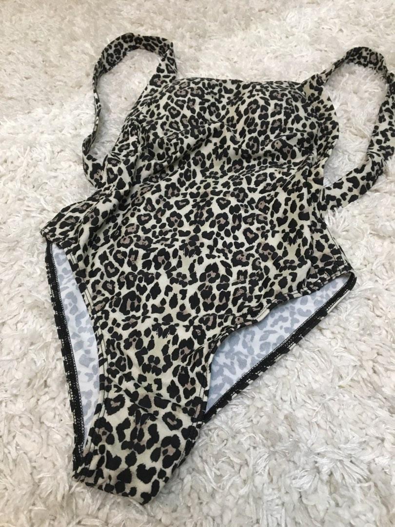 Leopard one piece, Women's Fashion, Swimwear, Bikinis & Swimsuits on ...