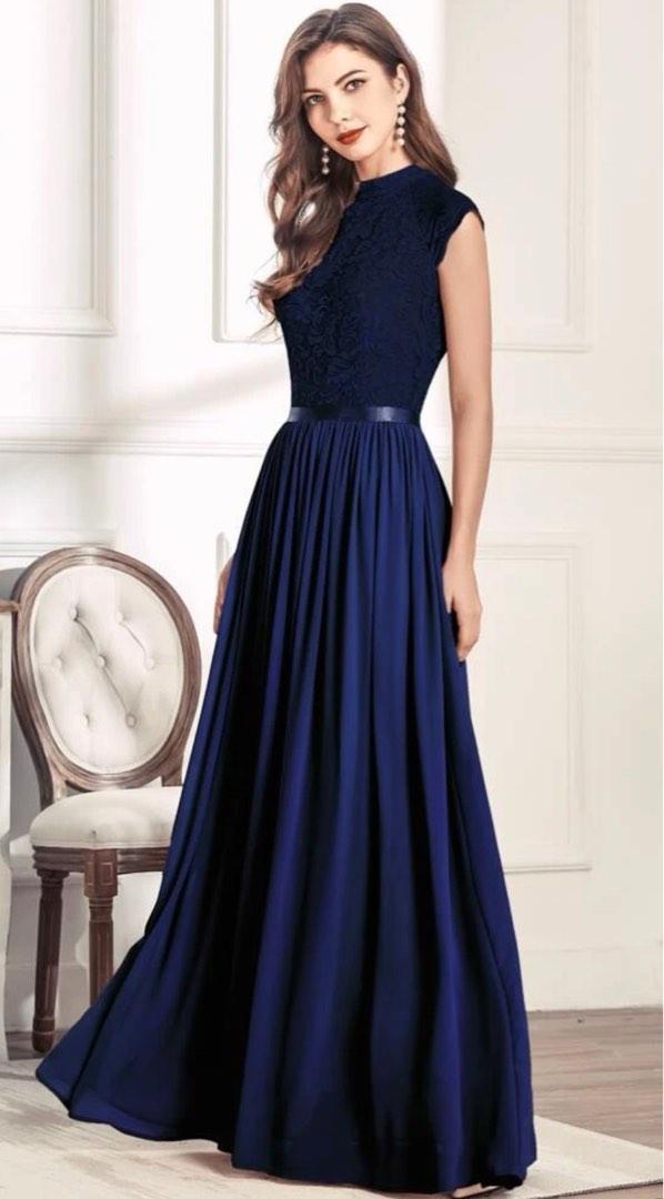 Long Dinner Dress, Women's Fashion, Dresses & Sets, Evening dresses ...