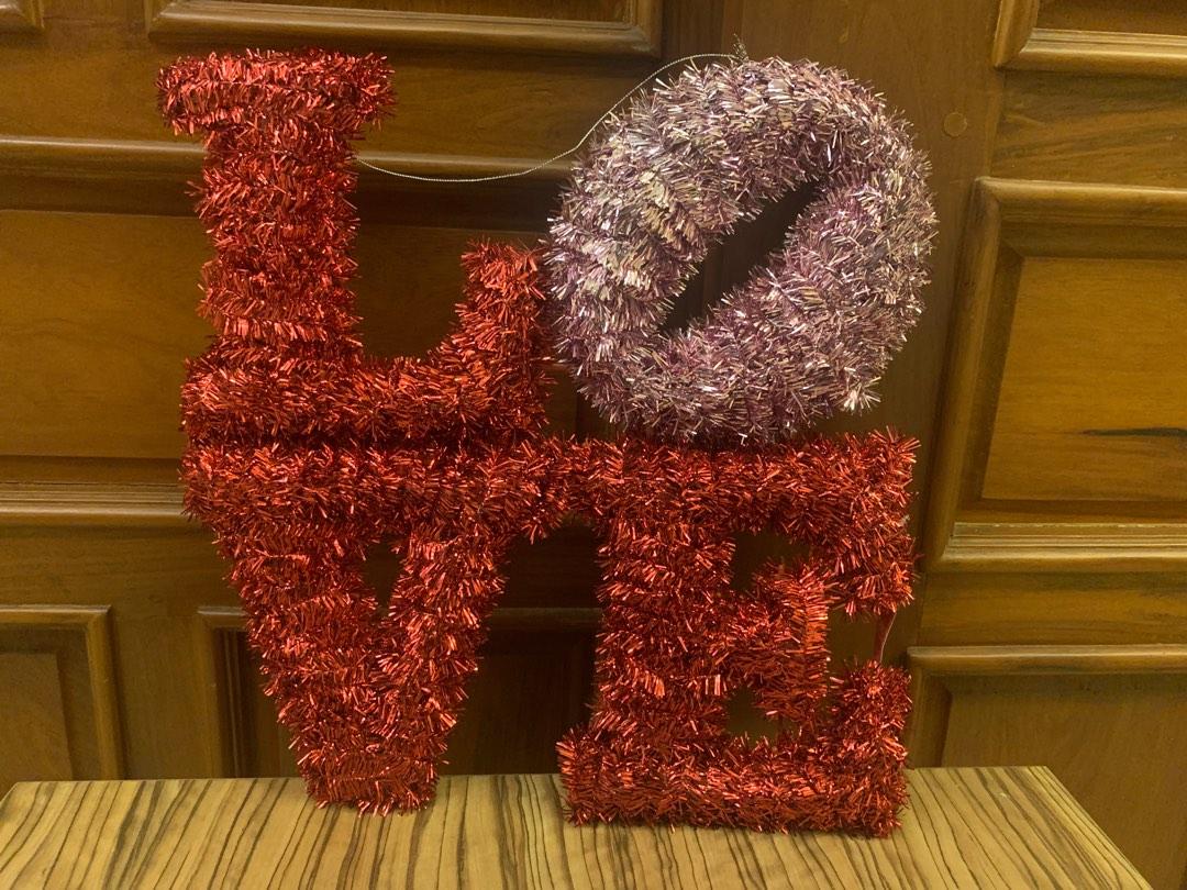 Love signage, Furniture & Home Living, Home Decor, Other Home Decor on ...