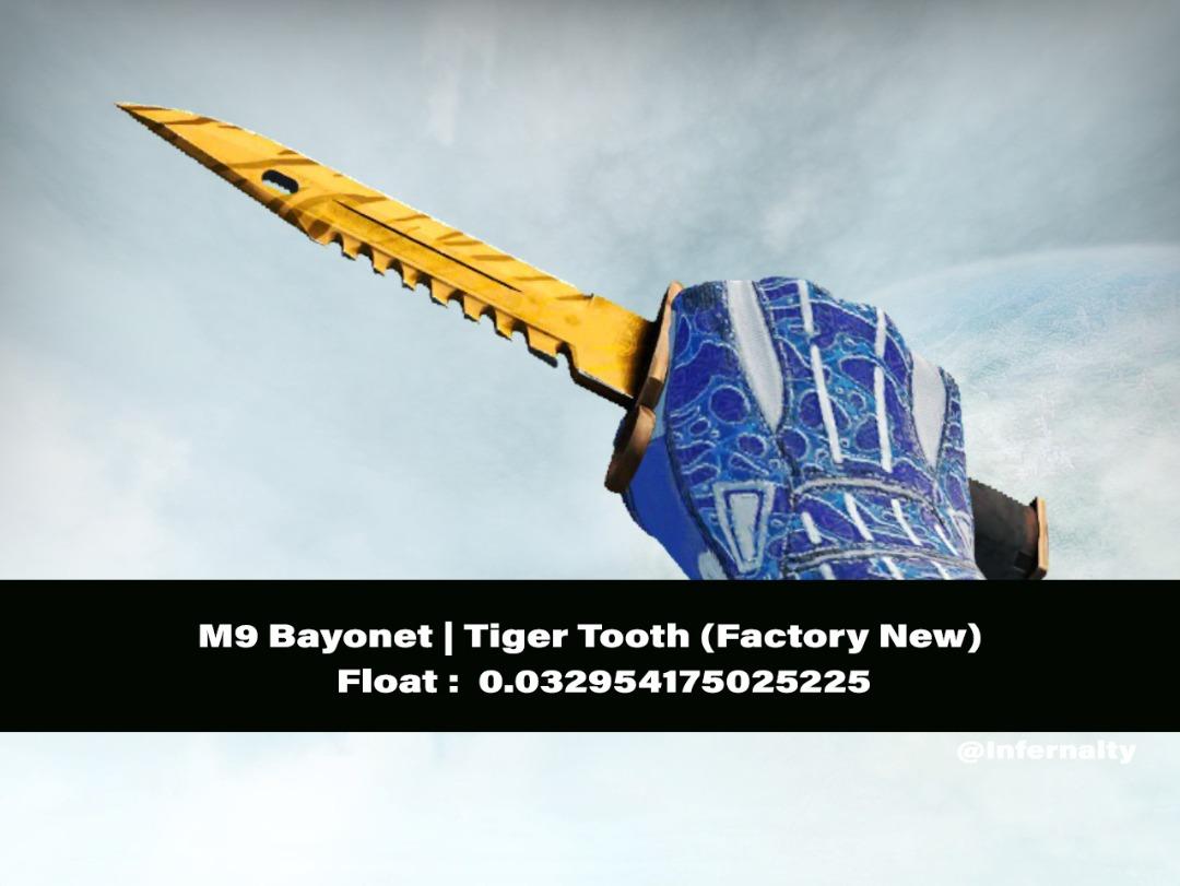 M9 Bayonet Tiger Tooth FN CSGO SKINS KNIVES, Video Gaming, Gaming ...