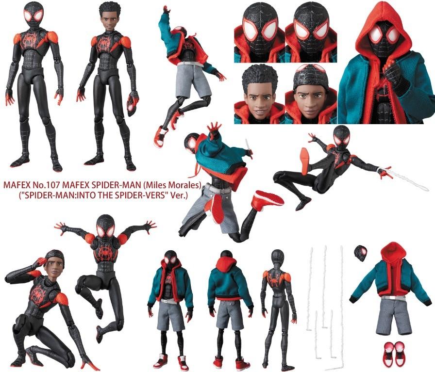 Mafex Spider-man Miles Morales (into The Spider Verse), Hobbies & Toys
