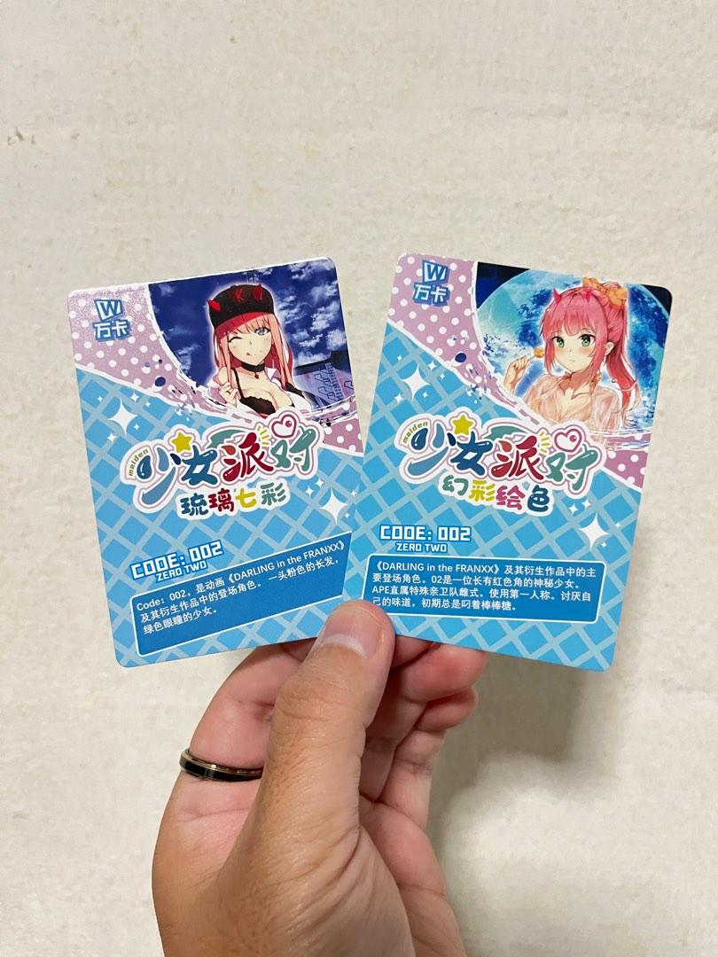 Maiden Party Vol 2/3 SSR Zero Two 002 Anime Waifu Cards, Hobbies & Toys ...