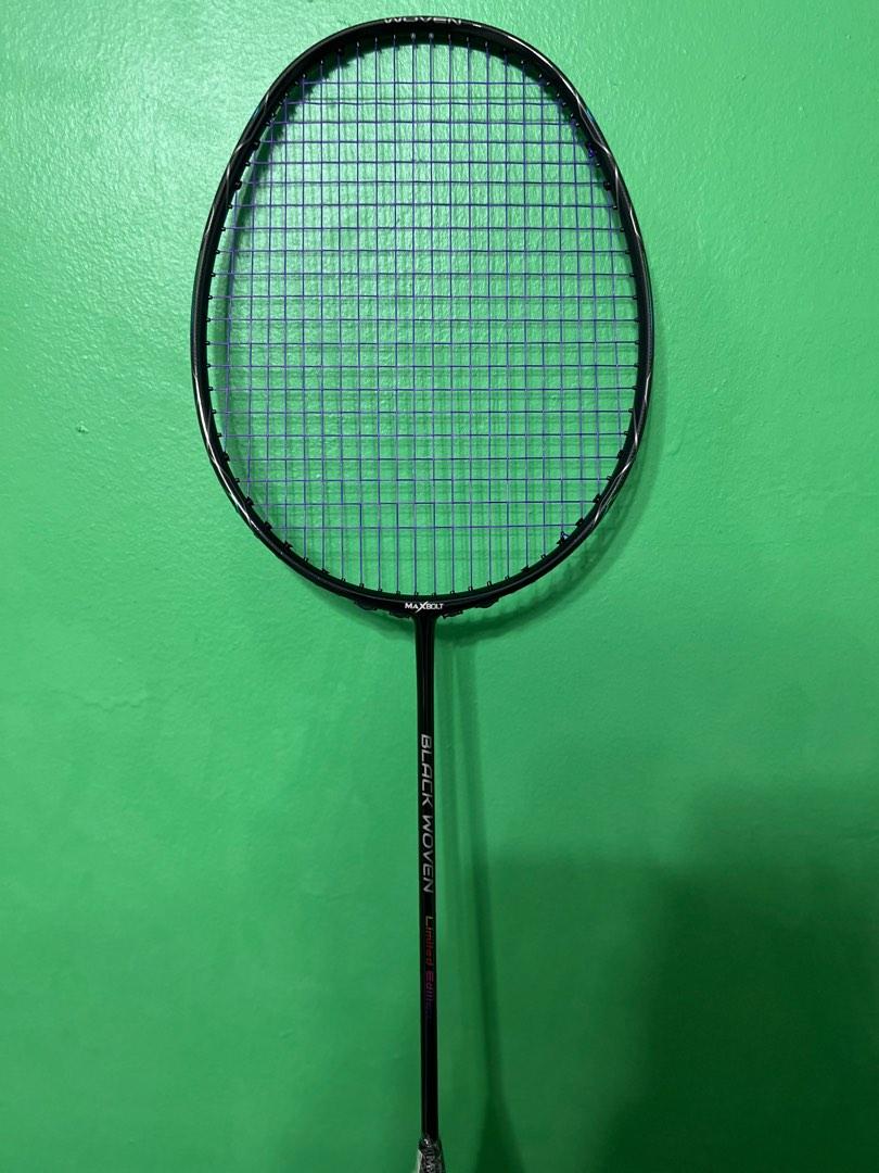 Maxbolt Badminton Racket (Black Woven Limited Edition), Sports ...