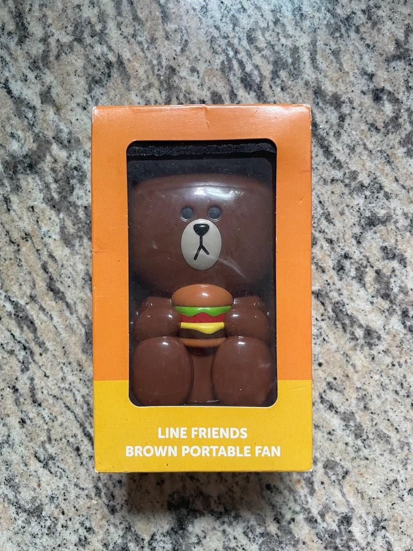 Mcdonald Line Friends Brown and Cony Portable Fan, Hobbies & Toys ...