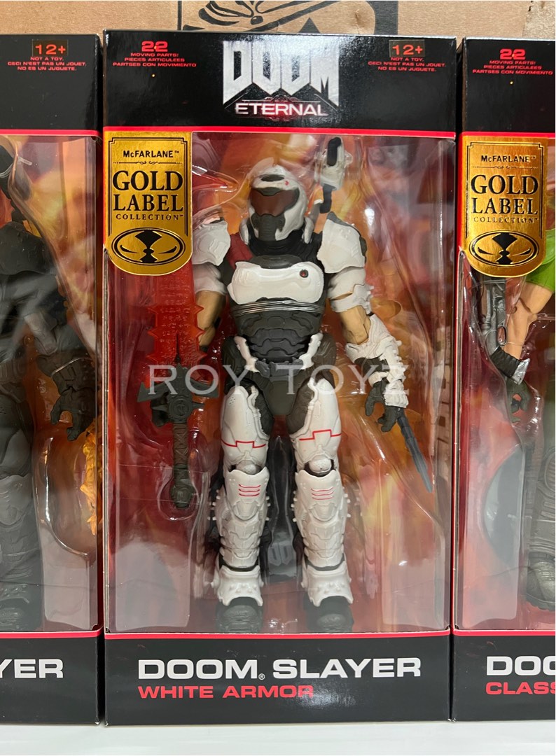 McFarlane Toys 7" Doom Slayer White Armor, Hobbies & Toys, Toys & Games ...