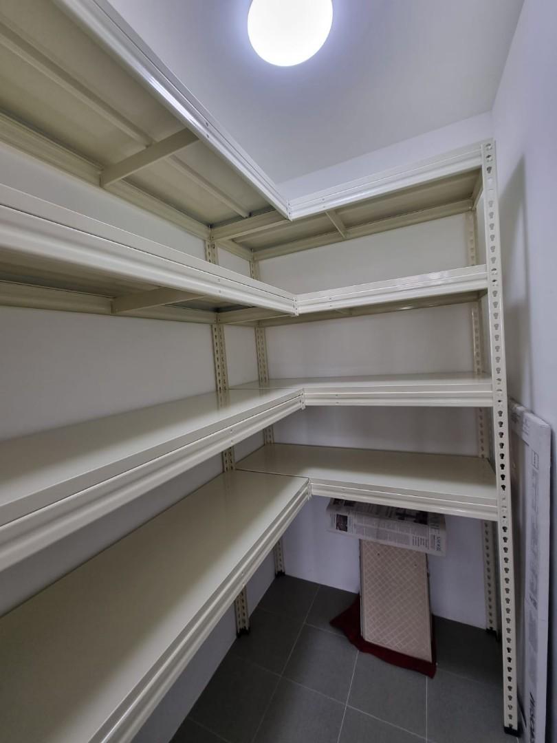 Metal rack / boltless shelving / storeroom rack, Furniture & Home ...