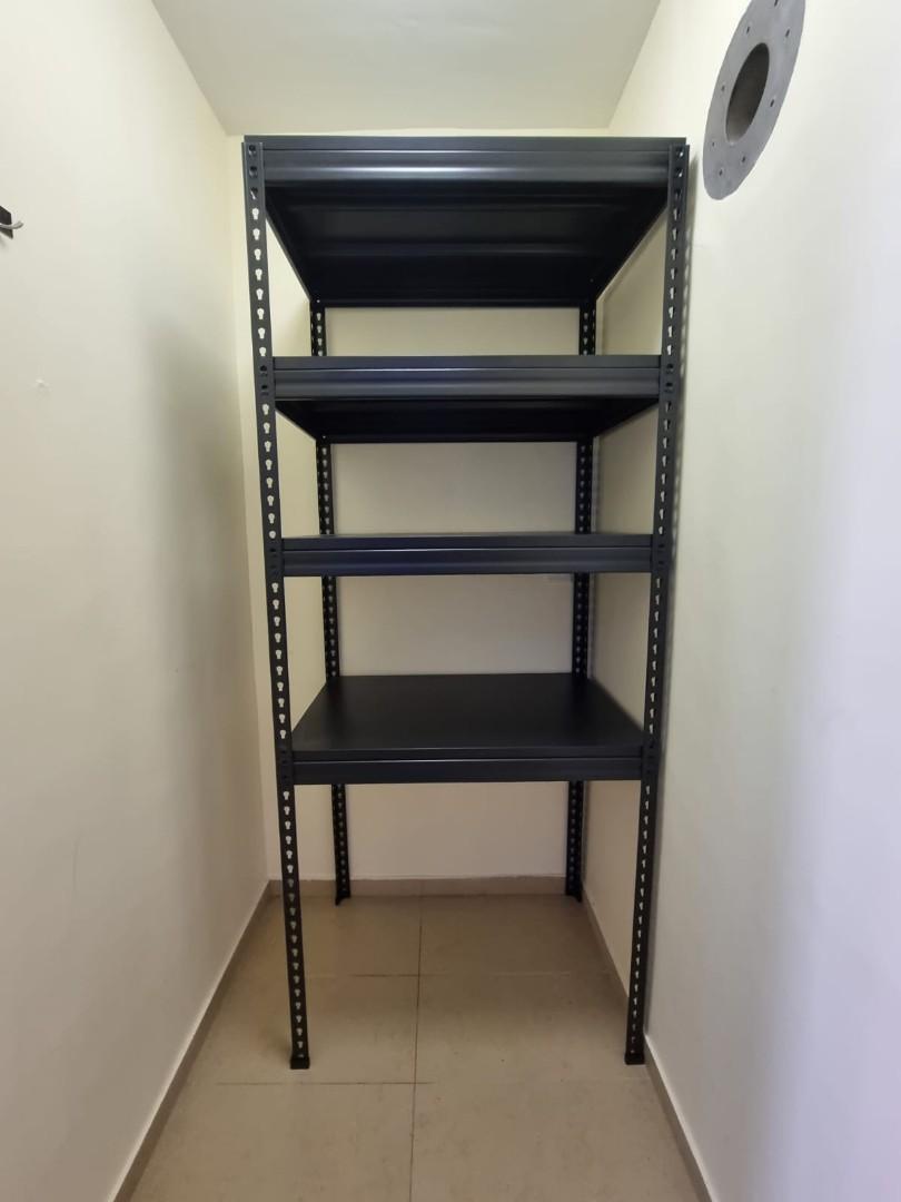 Metal rack / boltless shelving / storeroom rack, Furniture & Home ...