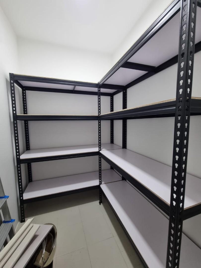 Metal rack / boltless shelving / storeroom rack, Furniture & Home ...