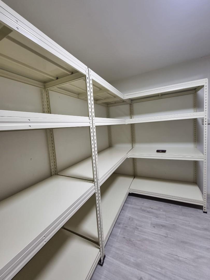 Metal rack / boltless shelving / storeroom rack, Furniture & Home ...