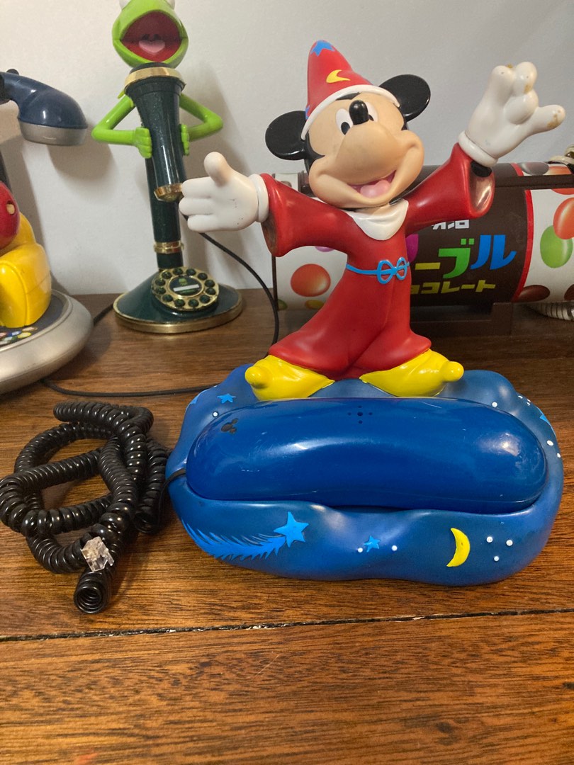 Mickey Mouse Telephone, Hobbies & Toys, Toys & Games on Carousell