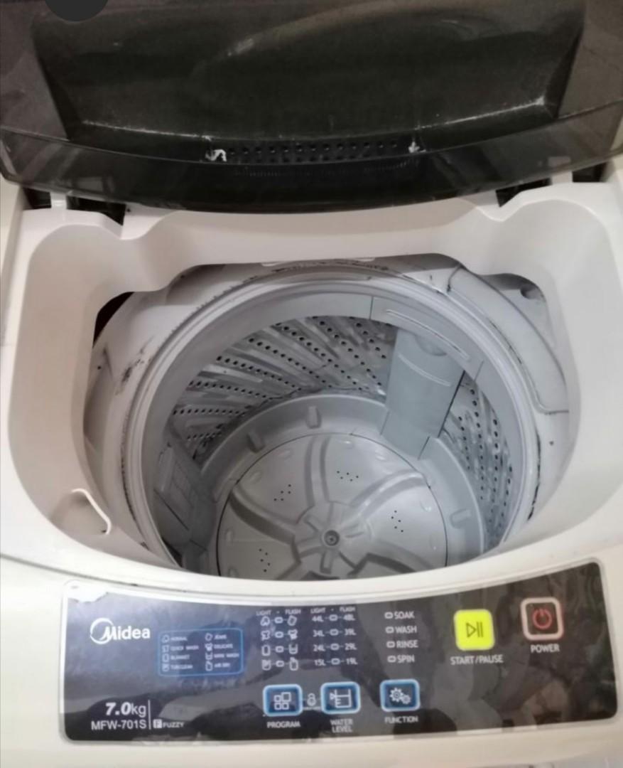 MIDEA Washing Machine 7kg, TV & Home Appliances, Washing Machines and Dryers on Carousell