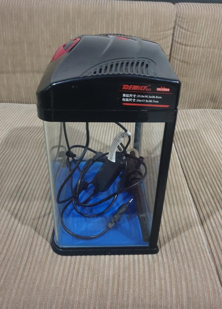 Mini fish tank set, Pet Supplies, Homes & Other Pet Accessories on ...