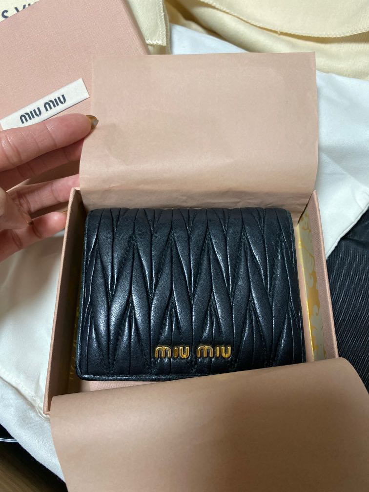 Miu Miu Wallet, Women's Fashion, Bags & Wallets, Wallets & Card Holders ...