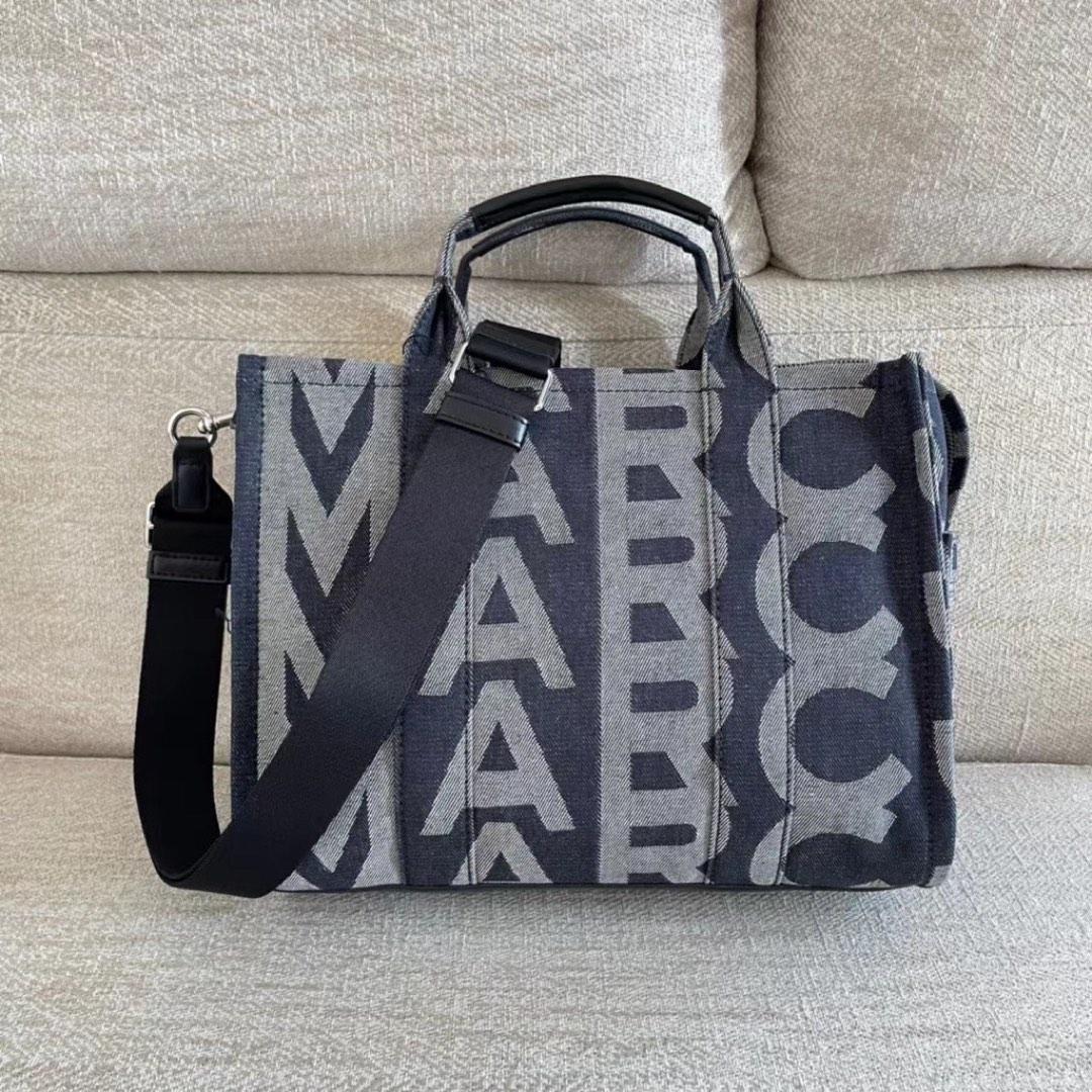 MJ The Monogram Denim Small Tote Bag, Women's Fashion, Bags & Wallets ...