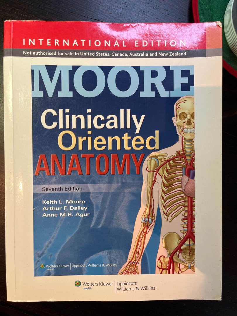 Moore Clinically oriented Anatomy 7th Edition 解剖學國際版, 書籍、休閒與玩具, 書本及雜誌 ...
