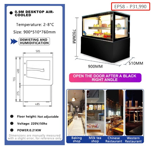 MULTI FUNCTIONAL CHILLER DISPLAY CABINET SHOWCASE / CAKE CHILLER, Food ...