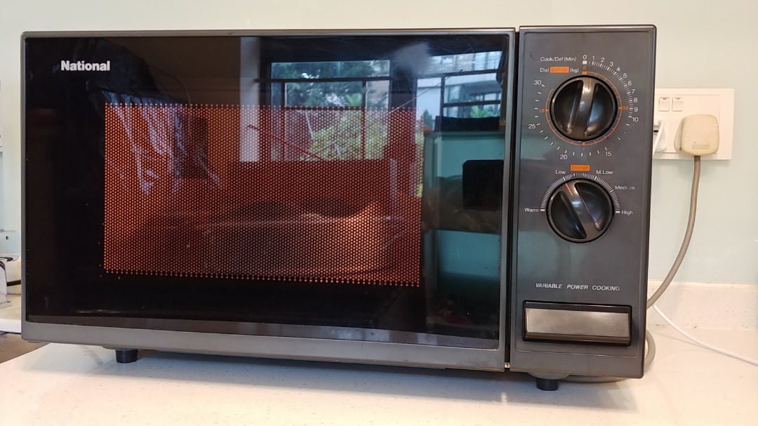 National Microwave Oven NN-5208 微波爐, 家庭電器, 廚房電器, 焗爐及多士爐 - Carousell