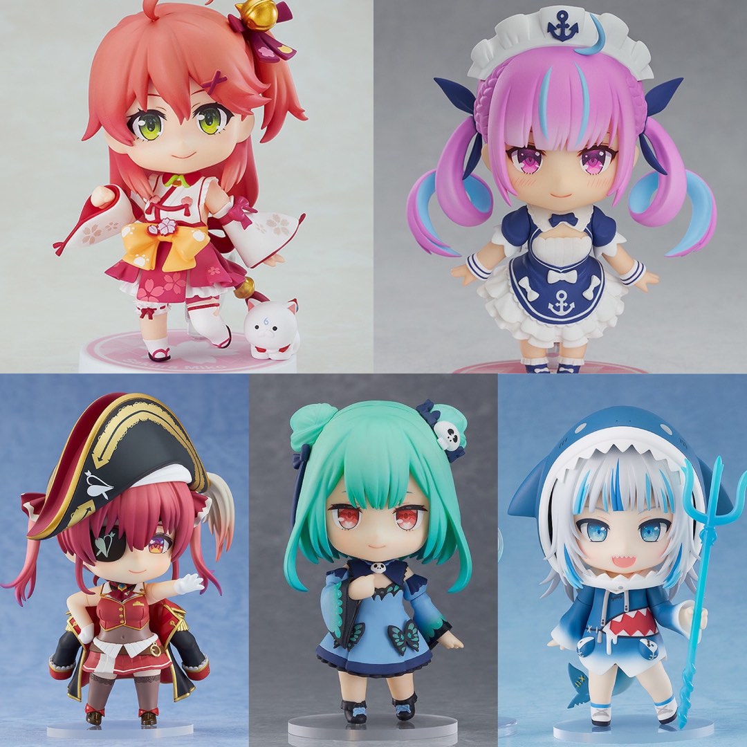 BNIB Nendoroid Hololive Sakura Miko Minato Aqua Houshou Marine Uruha ...