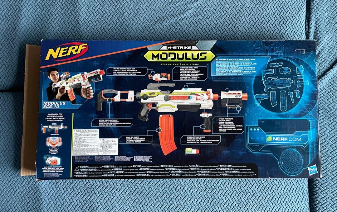 Nerf N-Strike Modulus ECS-10 Blaster, 興趣及遊戲, 玩具 & 遊戲類 - Carousell