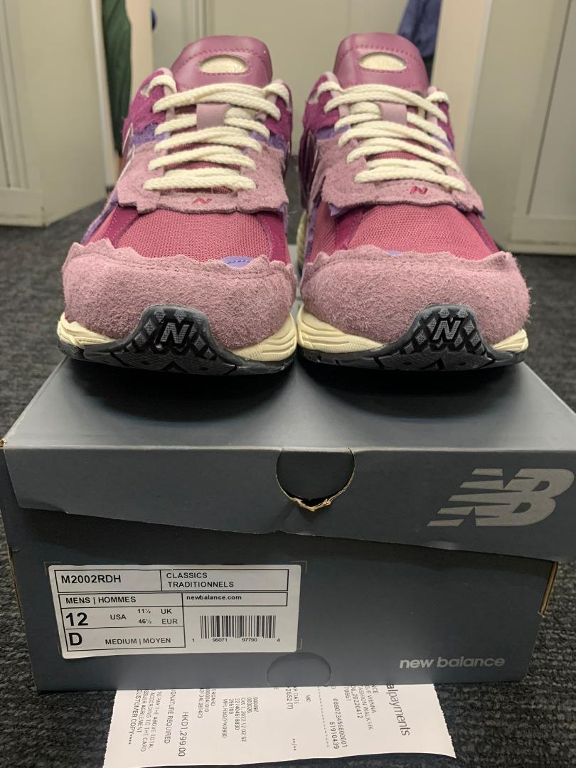 New Balance 2002R Protection Pack Pink US12, 男裝, 鞋, 波鞋 - Carousell