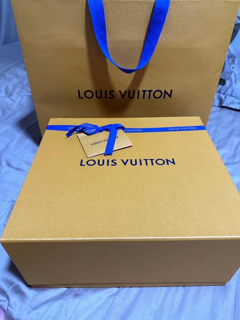 New LV Box and Paper bag, Luxury, Bags & Wallets on Carousell