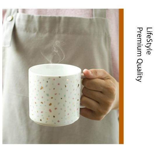 Nordic terrazzo ceramic cup ins mug female drinking water tea coffee ...