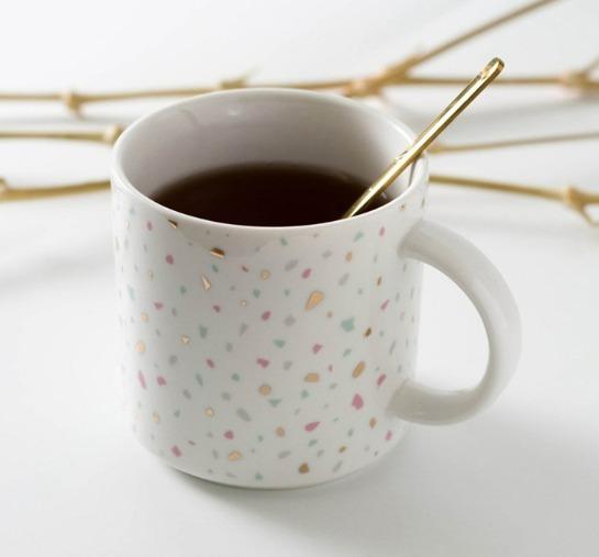 Nordic terrazzo ceramic cup ins mug female drinking water tea coffee ...