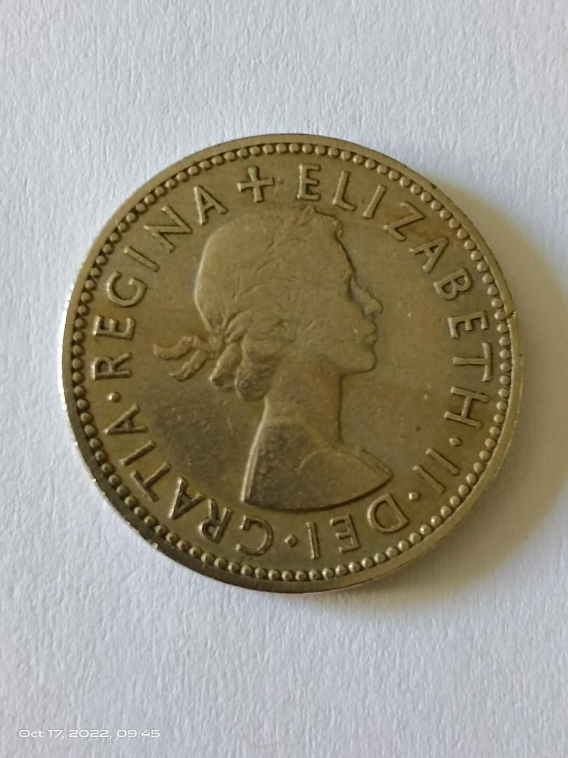 Old coin Elizabeth 1956, Hobbies & Toys, Memorabilia & Collectibles ...