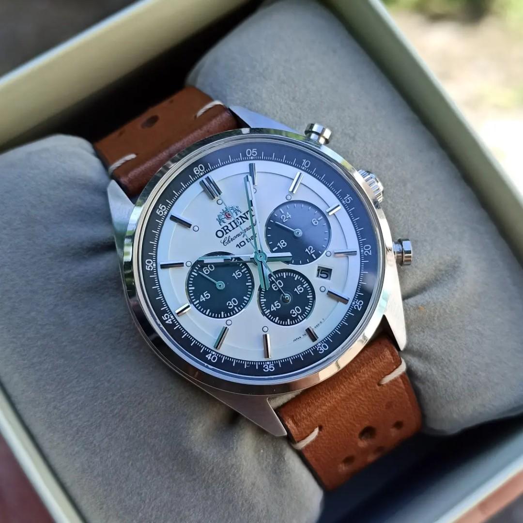 Orient - Panda Chronograph Neo 70s - Solar - wv0041tx, Men's Fashion ...