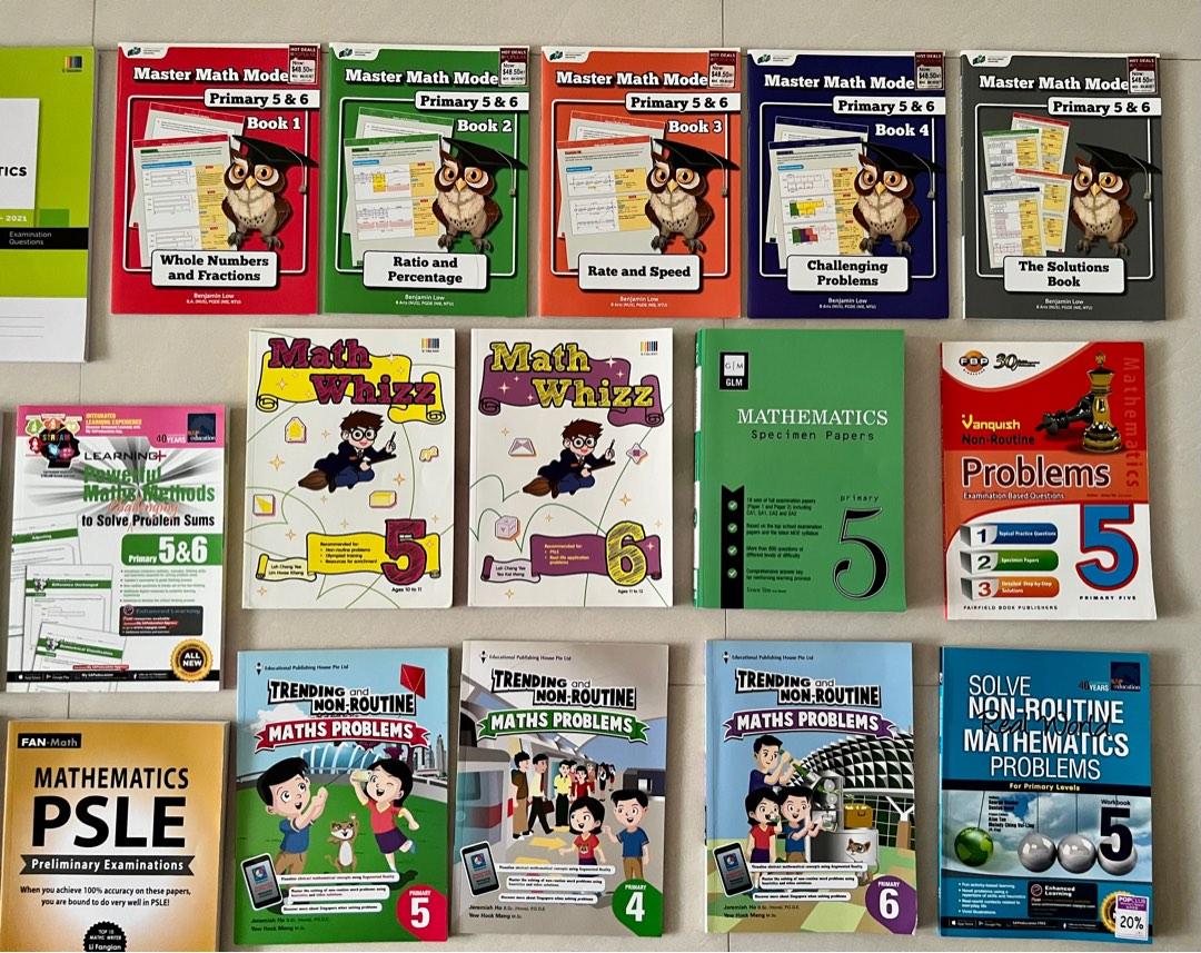 P4 P5 P6 PSLE Maths and Non-Routine Maths Problems Past Year PSLE ...