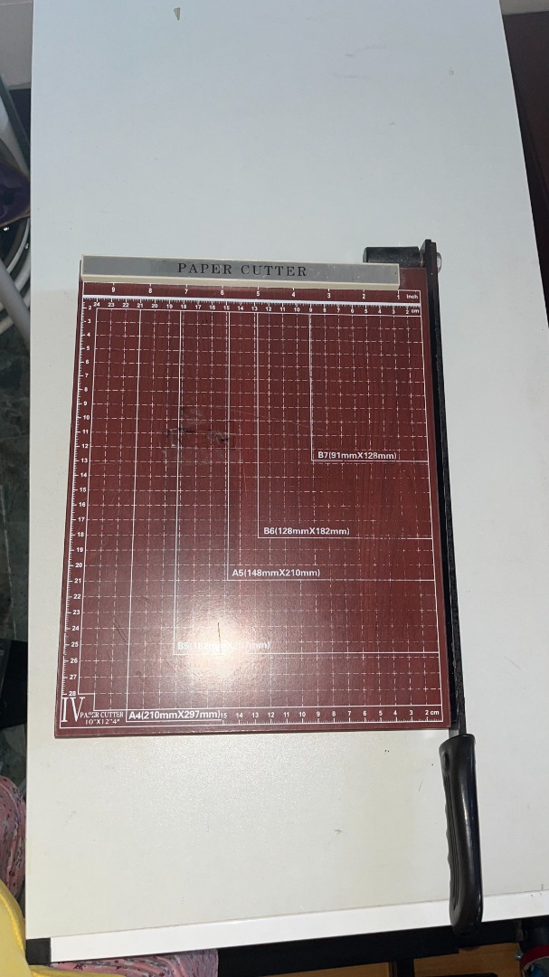 Paper Cutter Wood A4 Manual Paper Cutter Office Photo Paper Trimmer ...