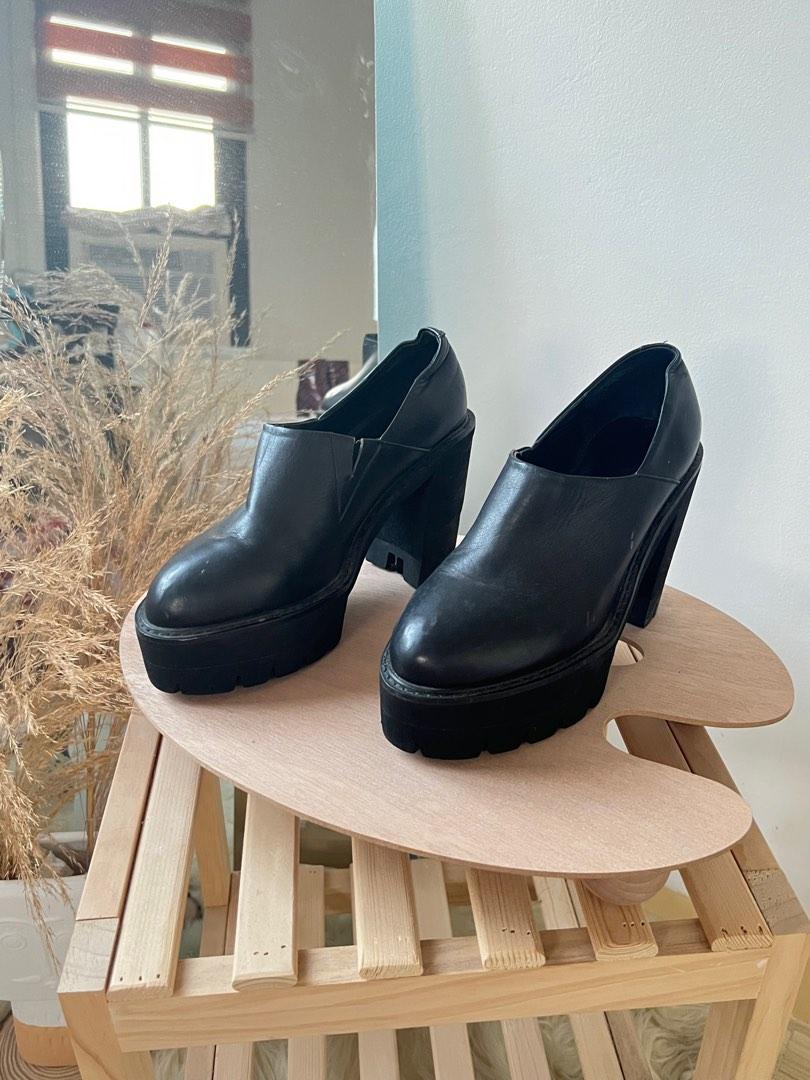 platform heeled mary jane boots, Women's Fashion, Footwear, Boots on ...