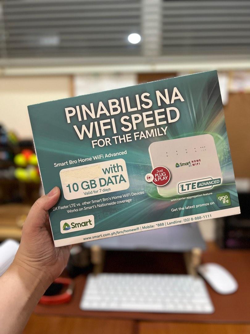 PLDT-SMART Prepaid Home Wifi Cat6 Boosteven R281, Computers & Tech ...