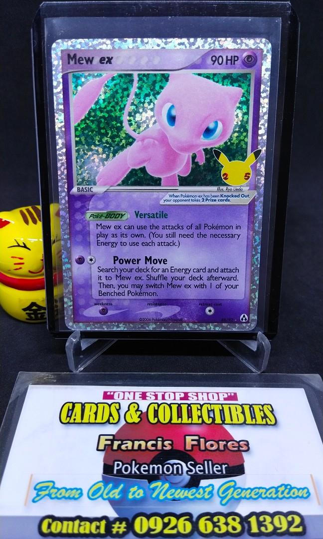 Pokemon Card - MEW EX #88 - HOLO (CLASSIC COLLECTION - LEGEND MAKER (CELEBRATIONS) YEAR 2021 ...