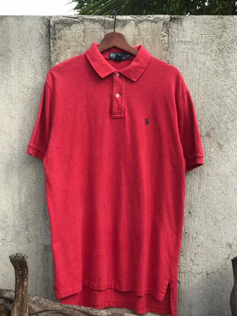 Polo by Ralph Lauren (Red), Men's Fashion, Tops & Sets, Tshirts & Polo ...