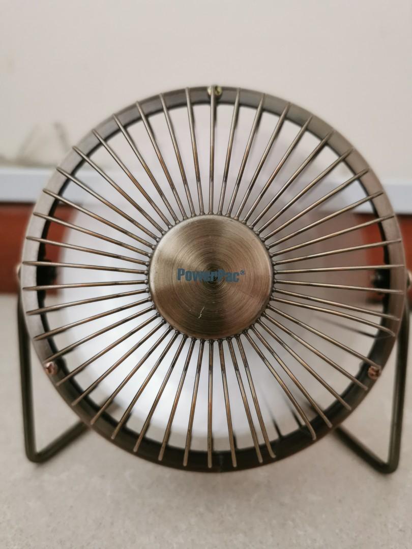PowerPac metal USB Fan, Furniture & Home Living, Lighting & Fans, Fans ...