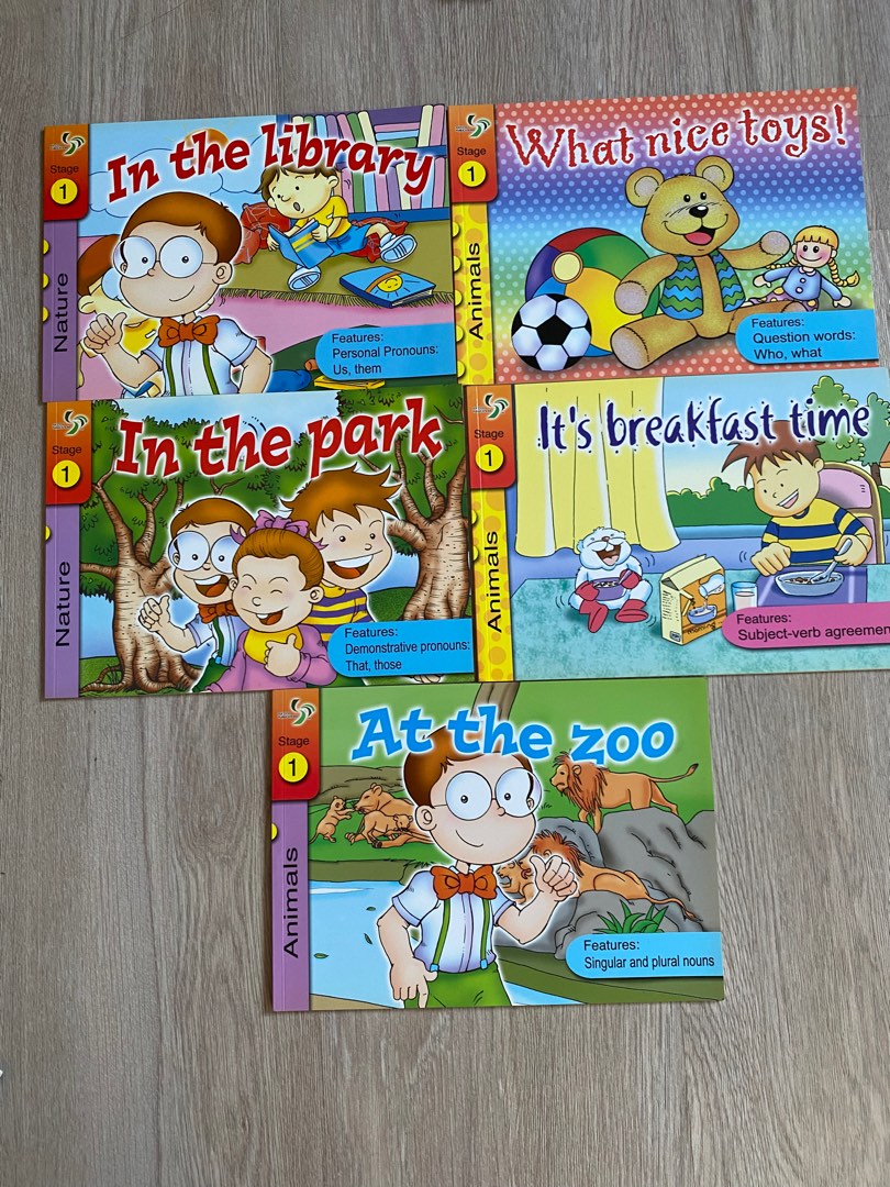 Pre school grammar story book with activity, Hobbies & Toys, Books ...