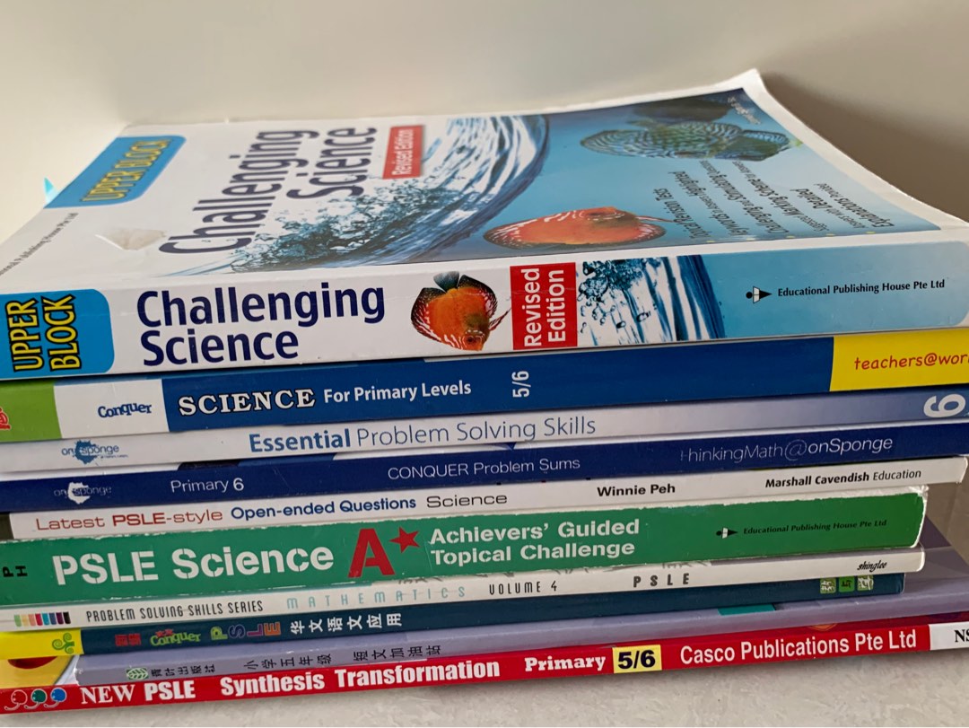 Primary 5-6 Assorted assessment books, Hobbies & Toys, Books ...
