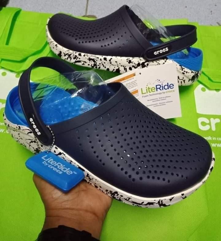 PRINTED AND CAMOUFLAGE CROCS LITERIDE, Men's Fashion, Footwear ...